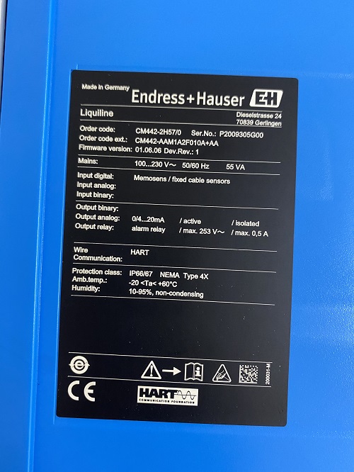 230VAC E&H Instrument CM442 CM442-AAM1A2F010A+AA Transmitter