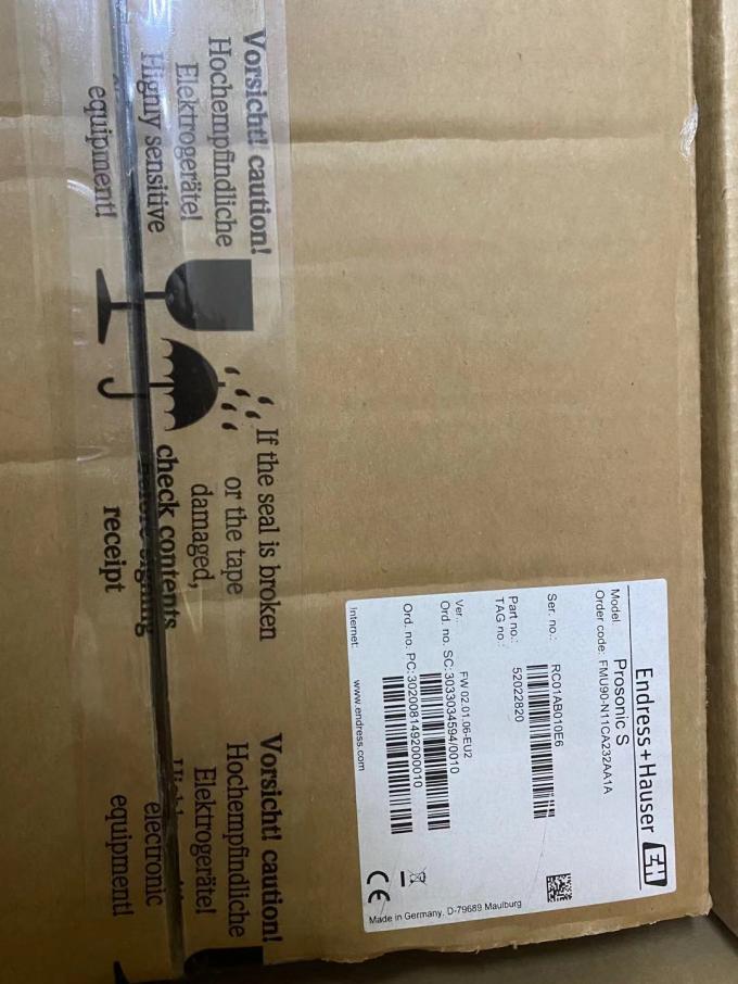 Prosonic FMU90 E&H Instrument Ultrasonic Measurement Time Of Flight