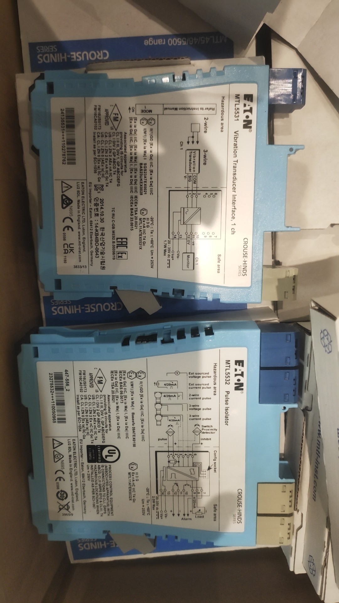 MTL5531 MTL Instruments Proximity Detector Interface Blue