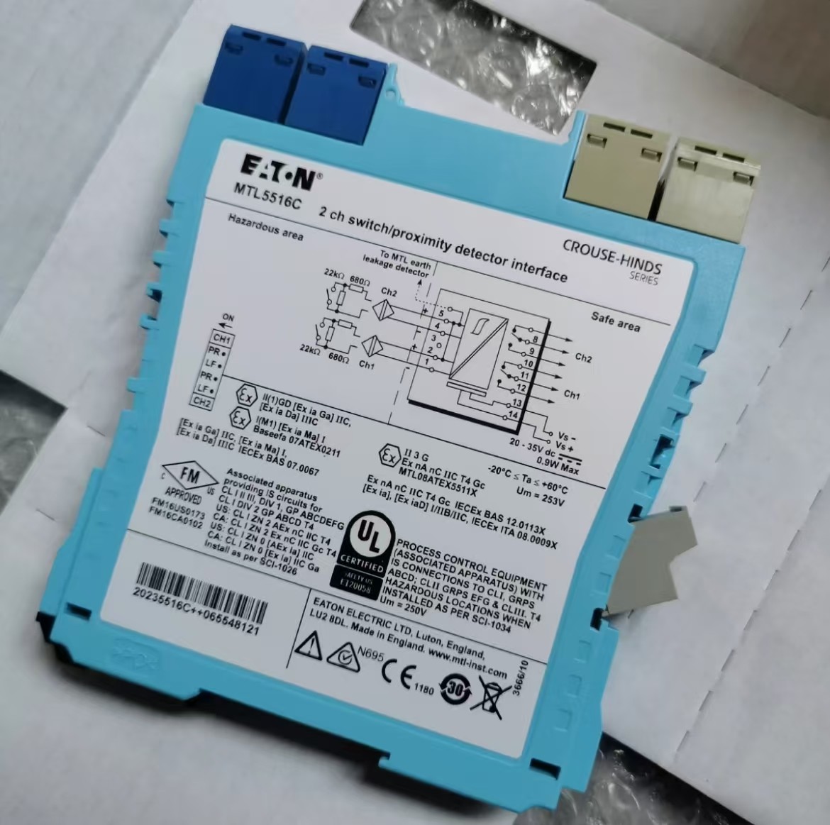 MTL5516c MTL Instruments Proximity Detector Interface Base Guideway ...