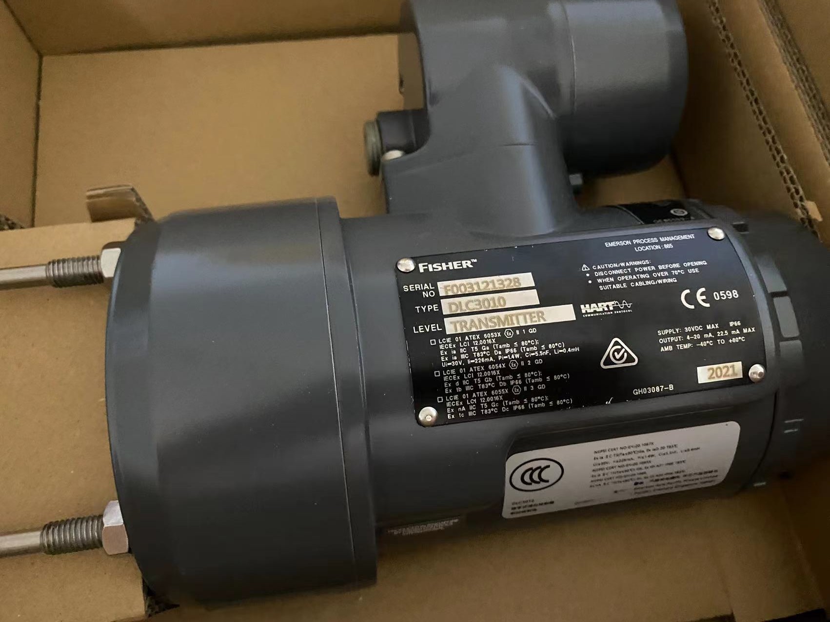 Fisher FIELDVUE DLC3010 Digital Level Controller In Stock