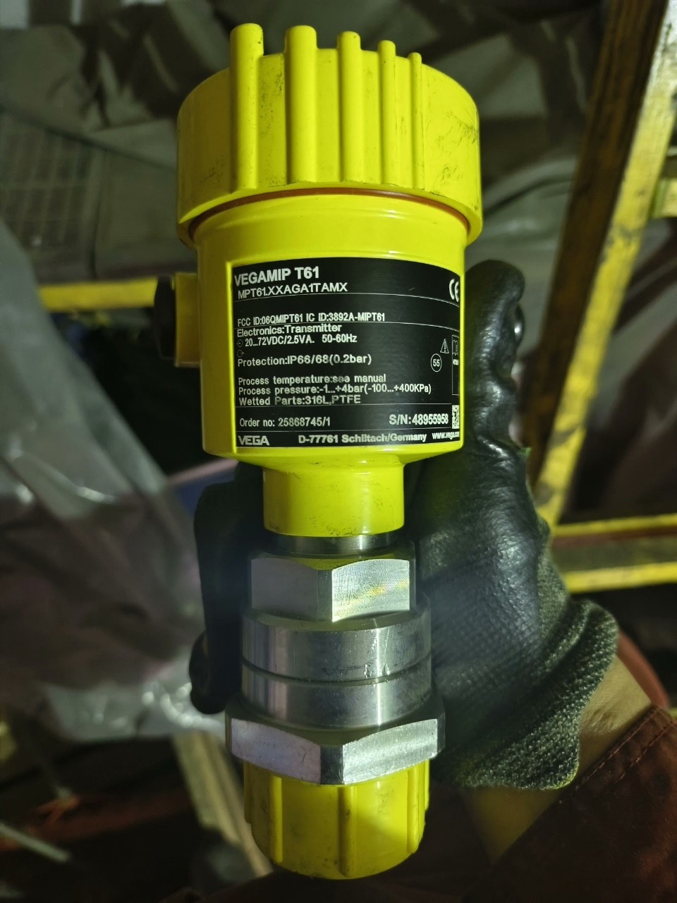 MPT61.XXAGA1TAMX VEGA Vega Radar Level Gauge, Microwave Transmitter ...